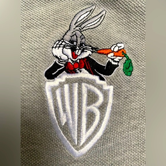 Warner Bros. | Shirts | Vintage Wb Bugs Bunny Short Sleeve Polo Shirt ...